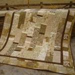 Handmade Quilt Contemporary Neutral on Luulla