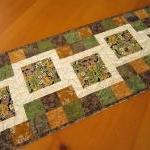 Quilted Table Runner Stepping Blocks on Luulla